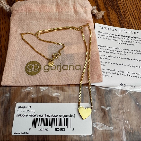 Gorjana | Jewelry | Gorjana Bespoke Wilder Heart Necklace | Poshmark